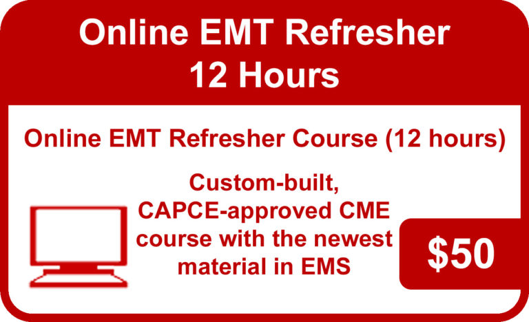 EMT CMEs: Continuing Medical Education for EMTs | EMT Utah